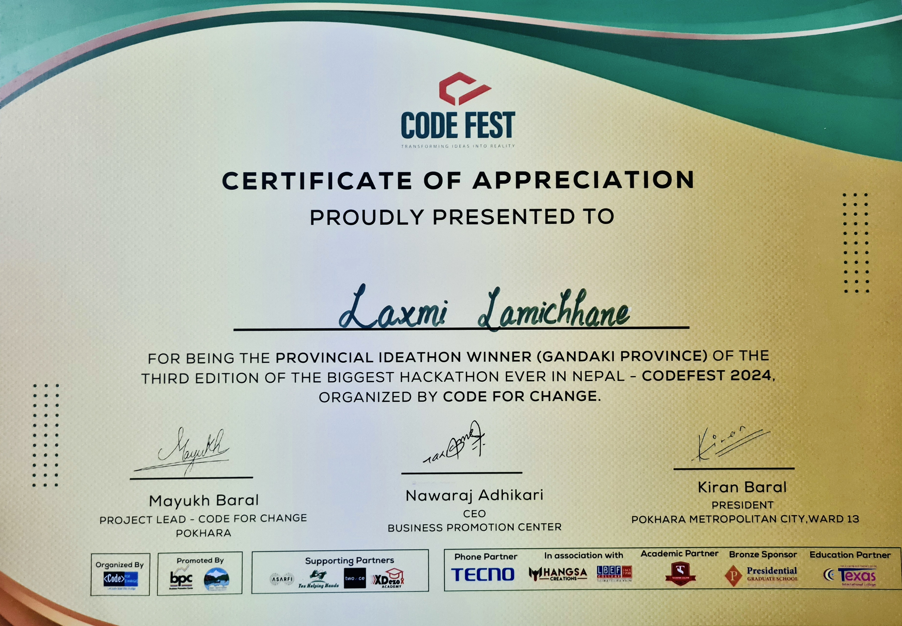 Laxmi Lamichhane | Profile