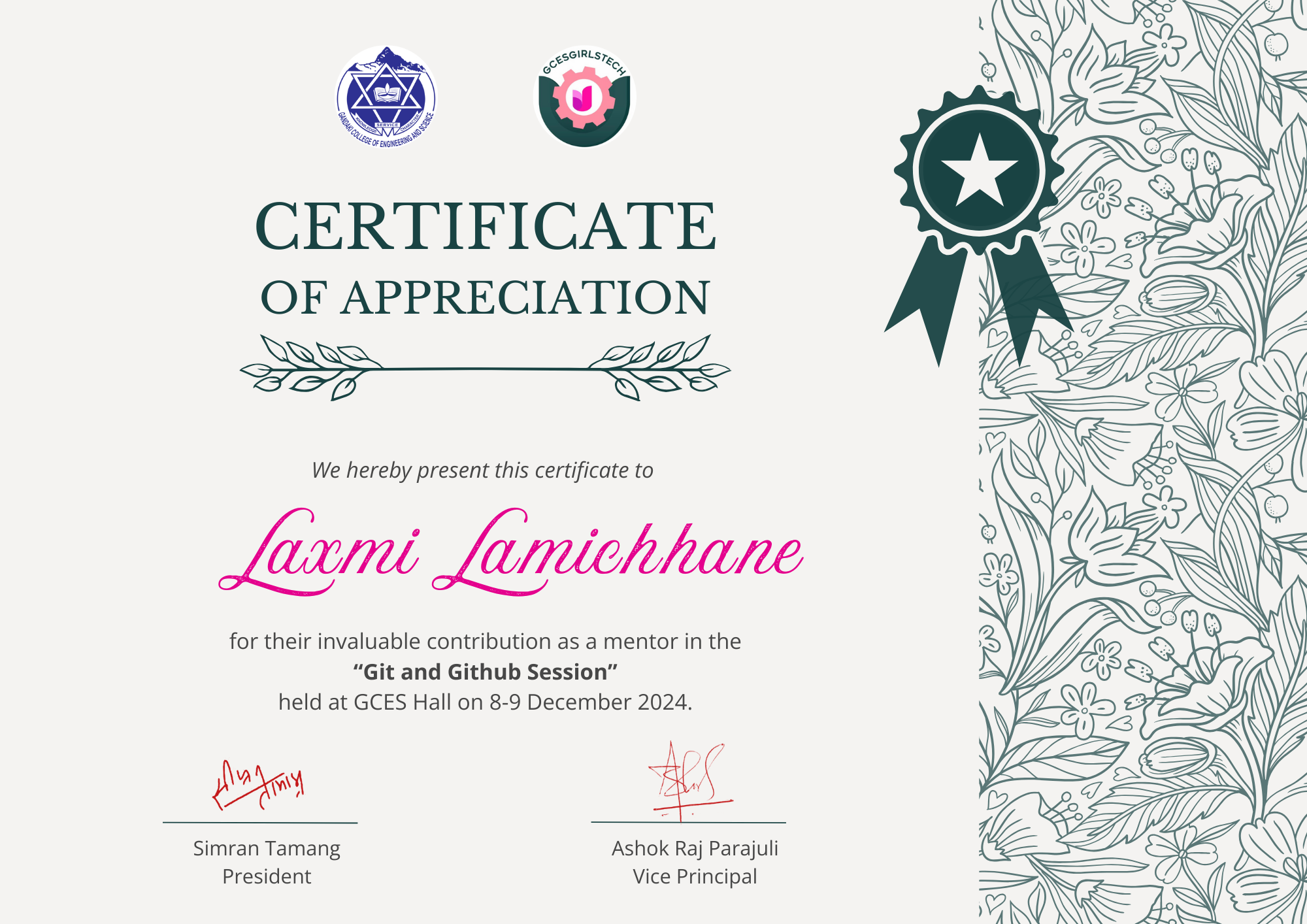 Laxmi Lamichhane | Profile