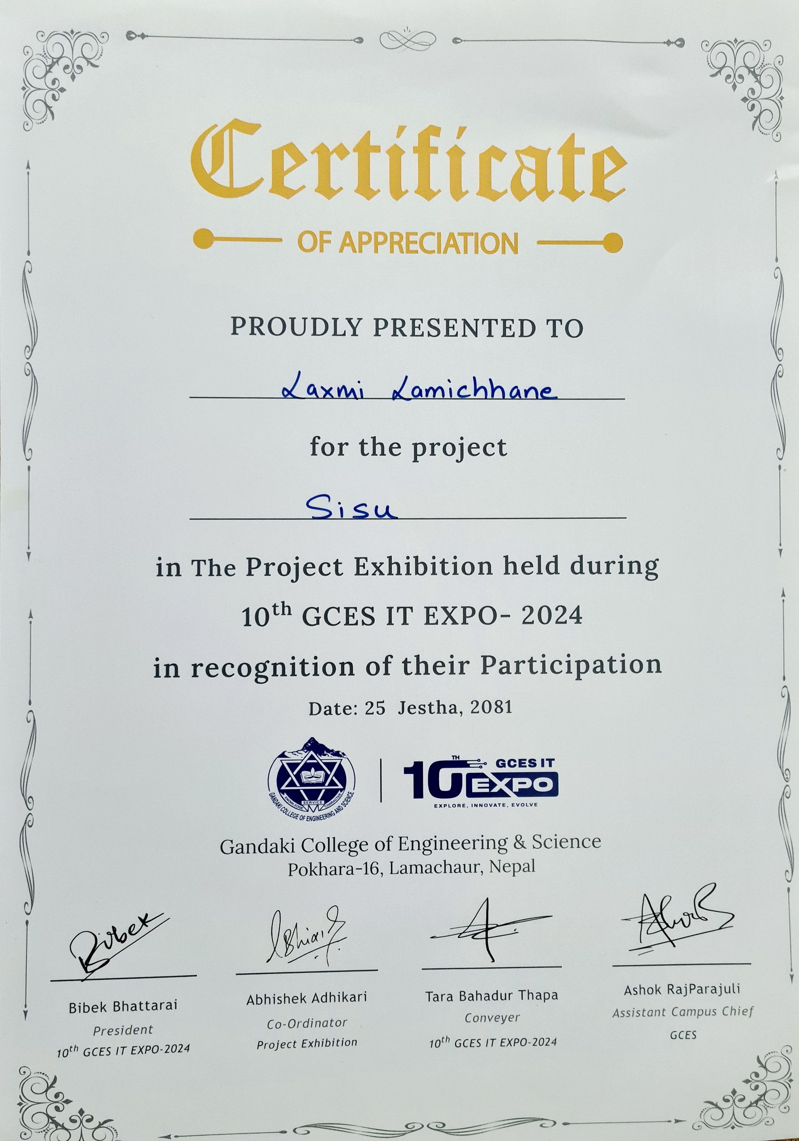 Laxmi Lamichhane | Profile